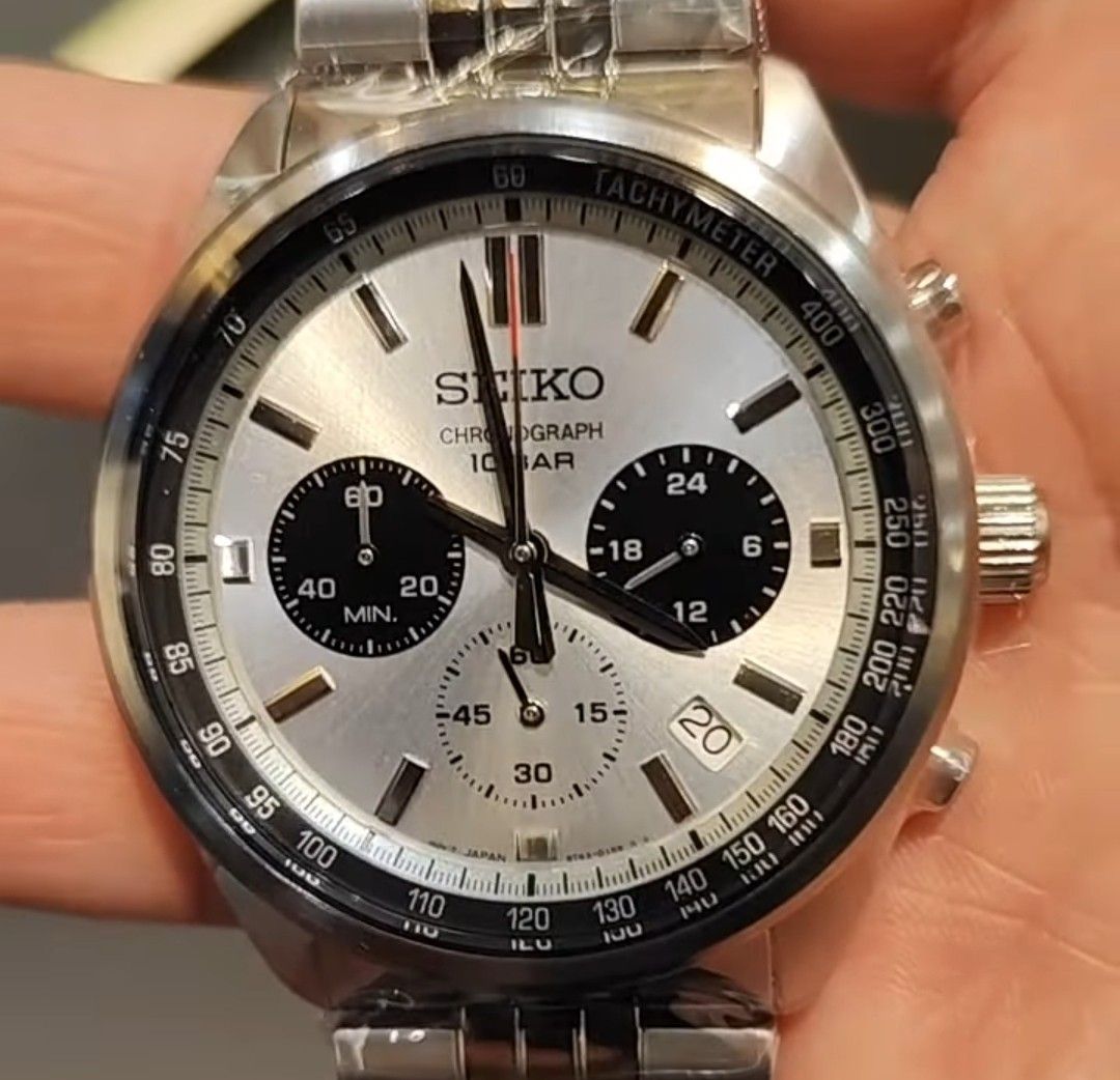 *Lowest Price*Seiko SSB425 Men's Chronograph White Dial Stainless Steel ...
