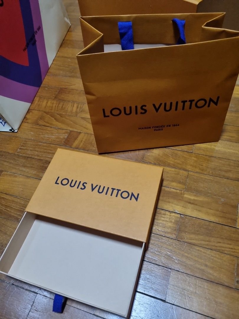 Lv box and paper bag, Luxury, Accessories on Carousell