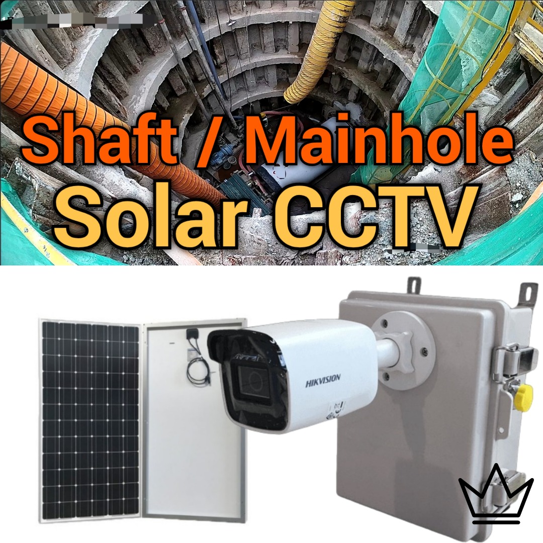 Manhole Shaft CCTV Solar 4G | Pipeline Rehabilitation Sewer Work EPB ...
