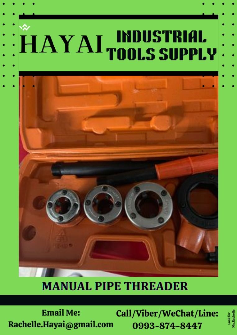 MANUAL PIPE THREADER, Commercial & Industrial, Industrial Equipment on ...
