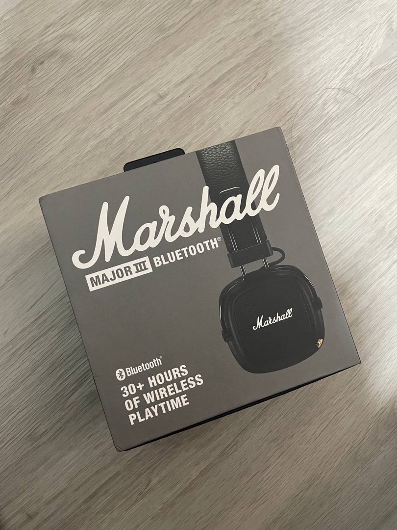 Marshall Headphone Major 3, Audio, Headphones & Headsets on Carousell