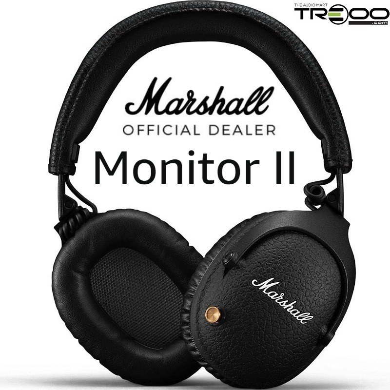 Marshall Monitor II A.N.C. Wireless Bluetooth Noise-Cancelling Over-Ear ...