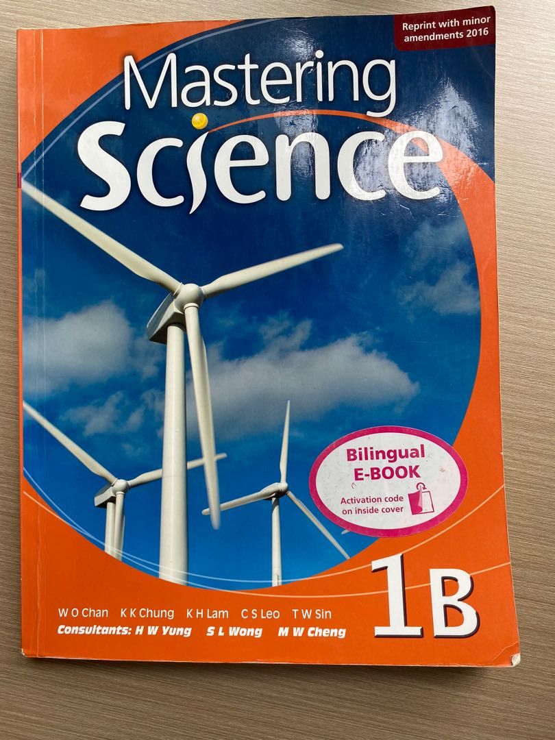Mastering Science 1B, 興趣及遊戲, 書本 & 文具, 教科書 - Carousell