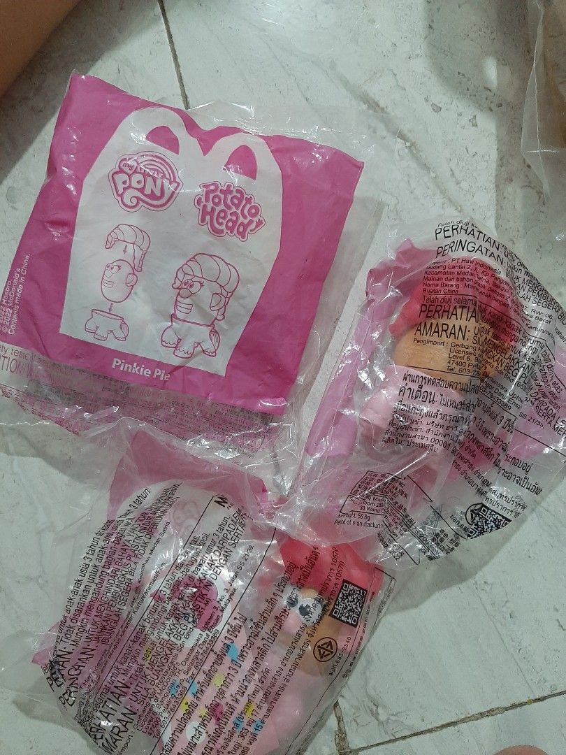 Mcd potato head little pony, Toys & Collectibles, Mainan di Carousell