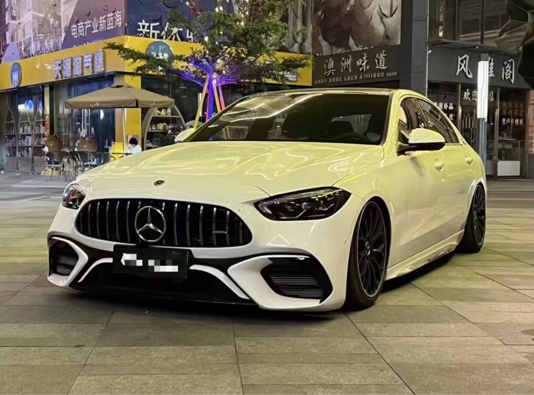 Mercedes-Benz w260 c200 c260 w206 upgrade C63AMG kit Front bumper ...