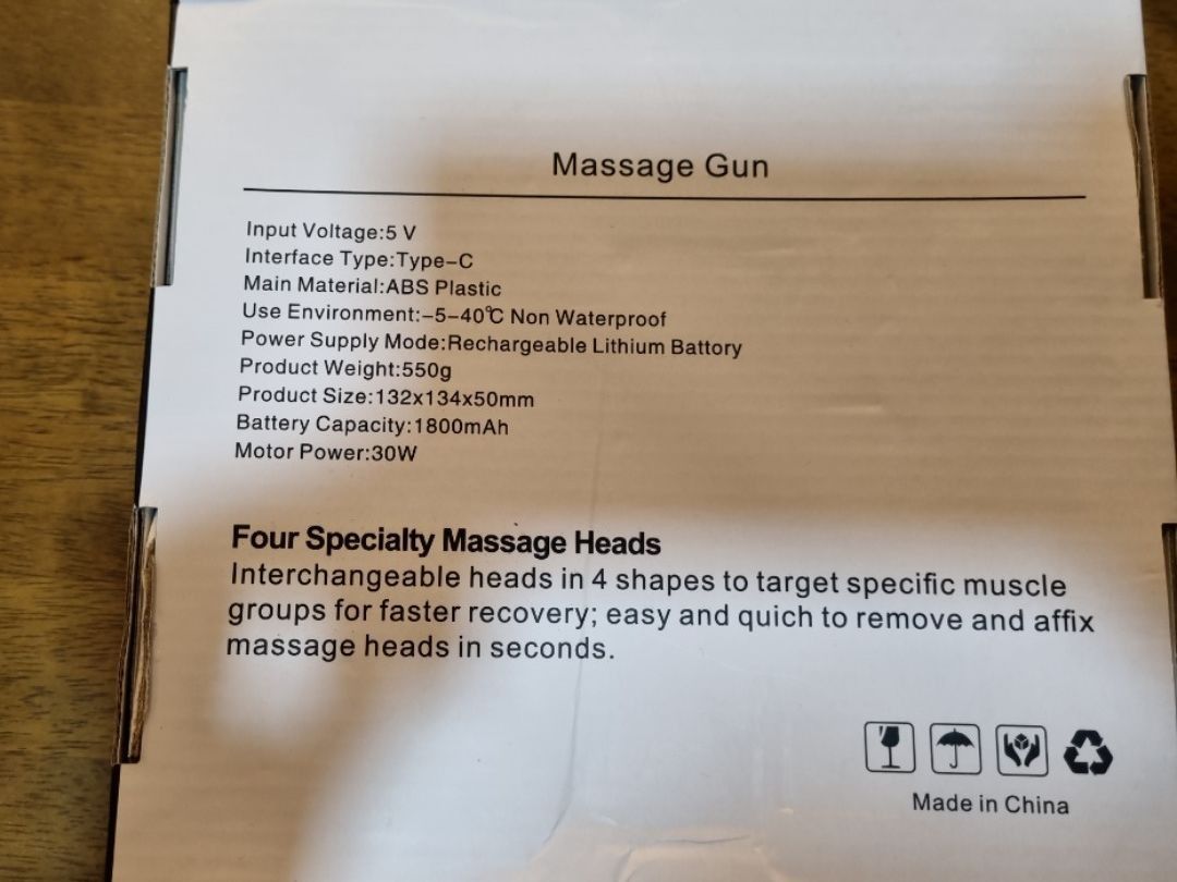 Message Gun, Health & Nutrition, Massage Devices on Carousell
