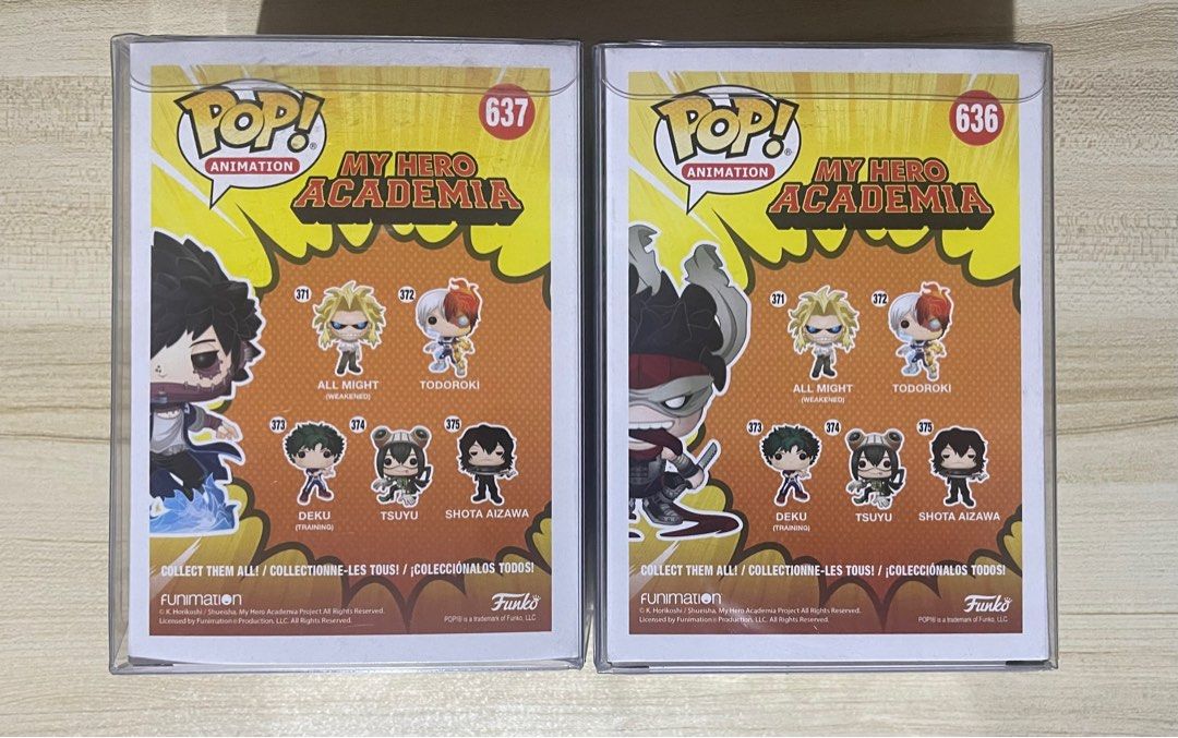 MHA Stain and Dabi Set 2019 Fall Convention FUNKO POP on Carousell
