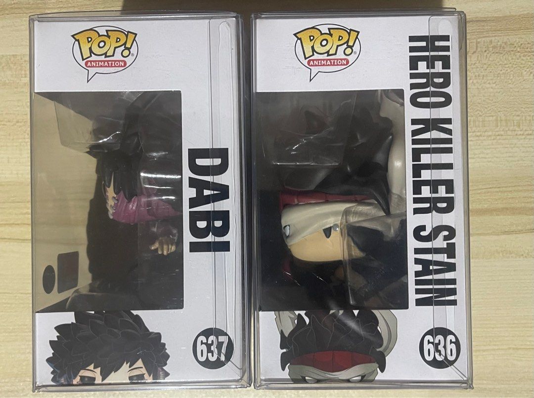 MHA Stain and Dabi Set 2019 Fall Convention FUNKO POP on Carousell