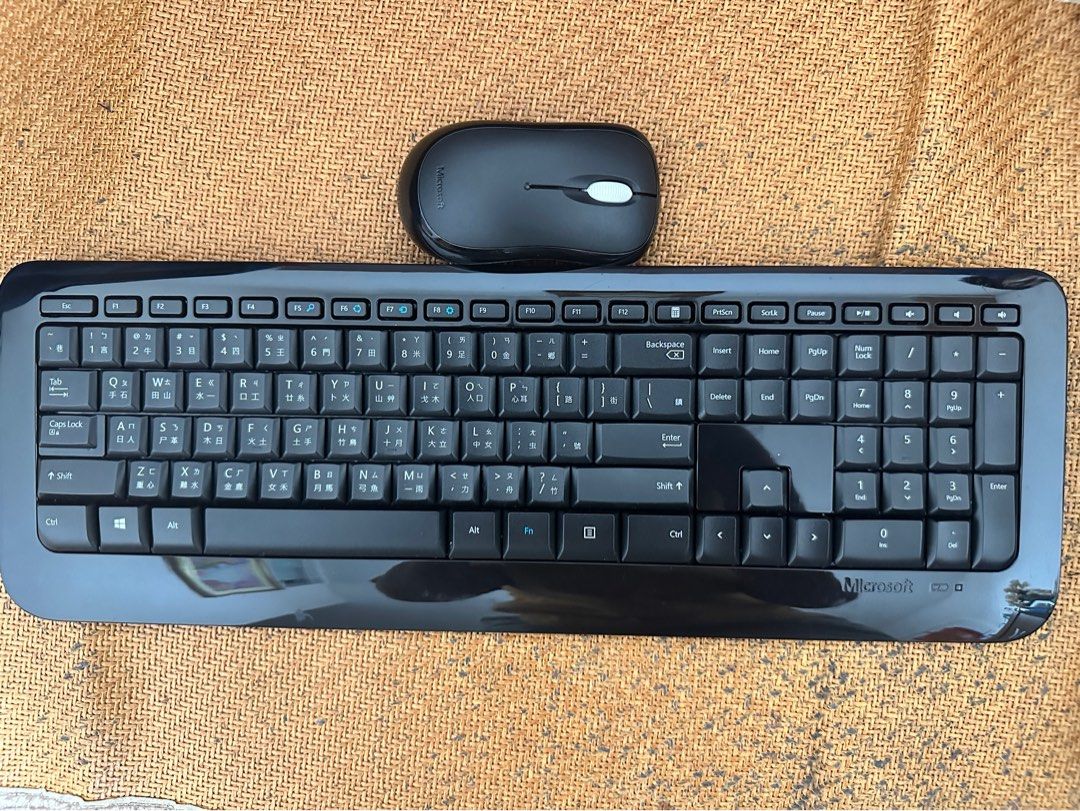 Microsoft Keyboard Set (Wireless), 電腦＆科技, 電腦周邊及配件, 電腦鍵盤及相關產品 - Carousell