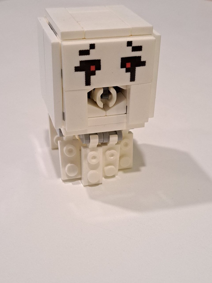 MINECRAFT GHAST (PRE-BUILT), Hobbies & Toys, Toys & Games on Carousell