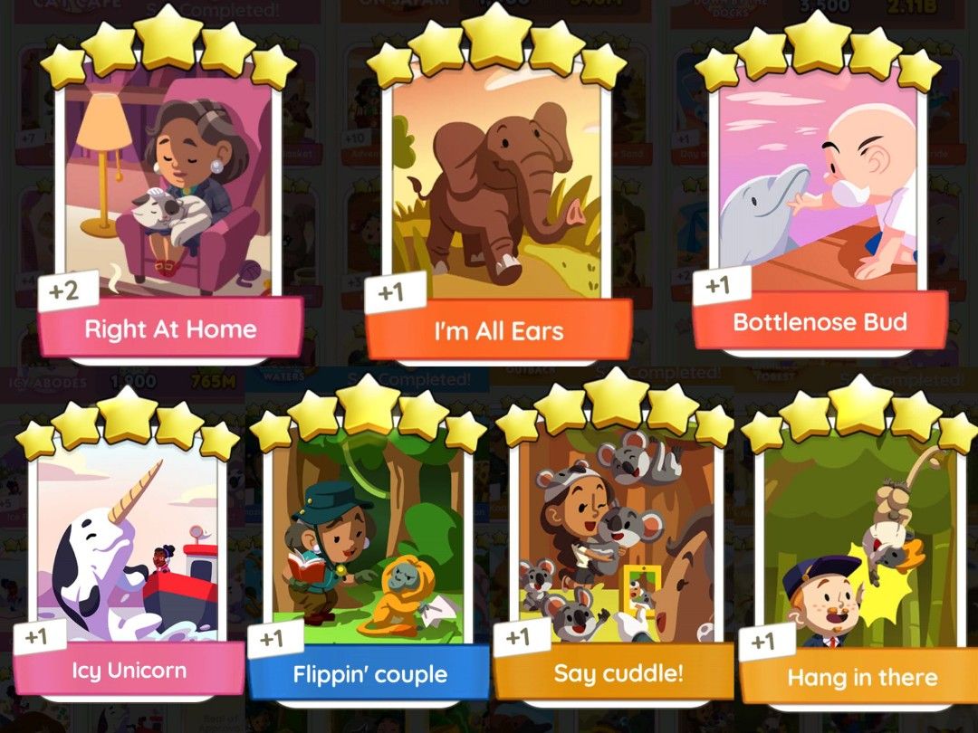 Monopoly Go 5 stars card for sell Right At Home Im All Ears Bottlenose ...