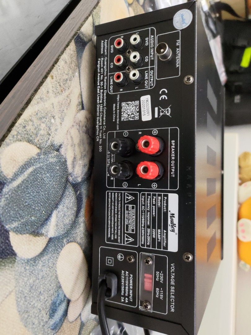 Moukey MAMP1 amplifier karaoke, Audio, Soundbars, Speakers & Amplifiers ...