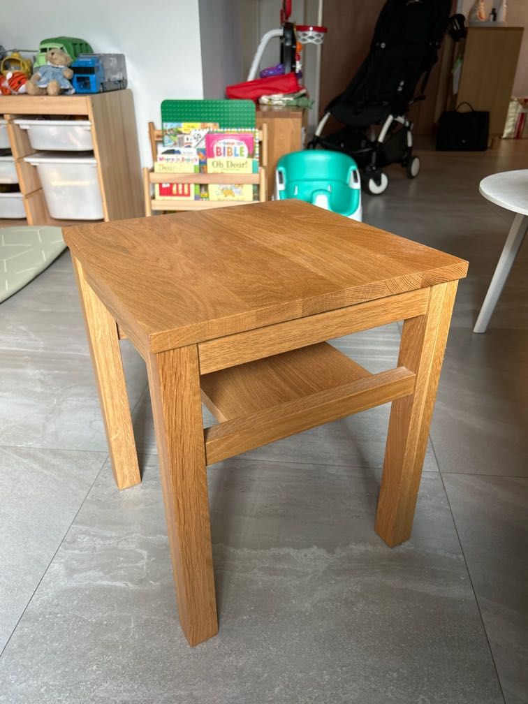 Muji solid oak side table, Furniture & Home Living, Furniture, Tables ...