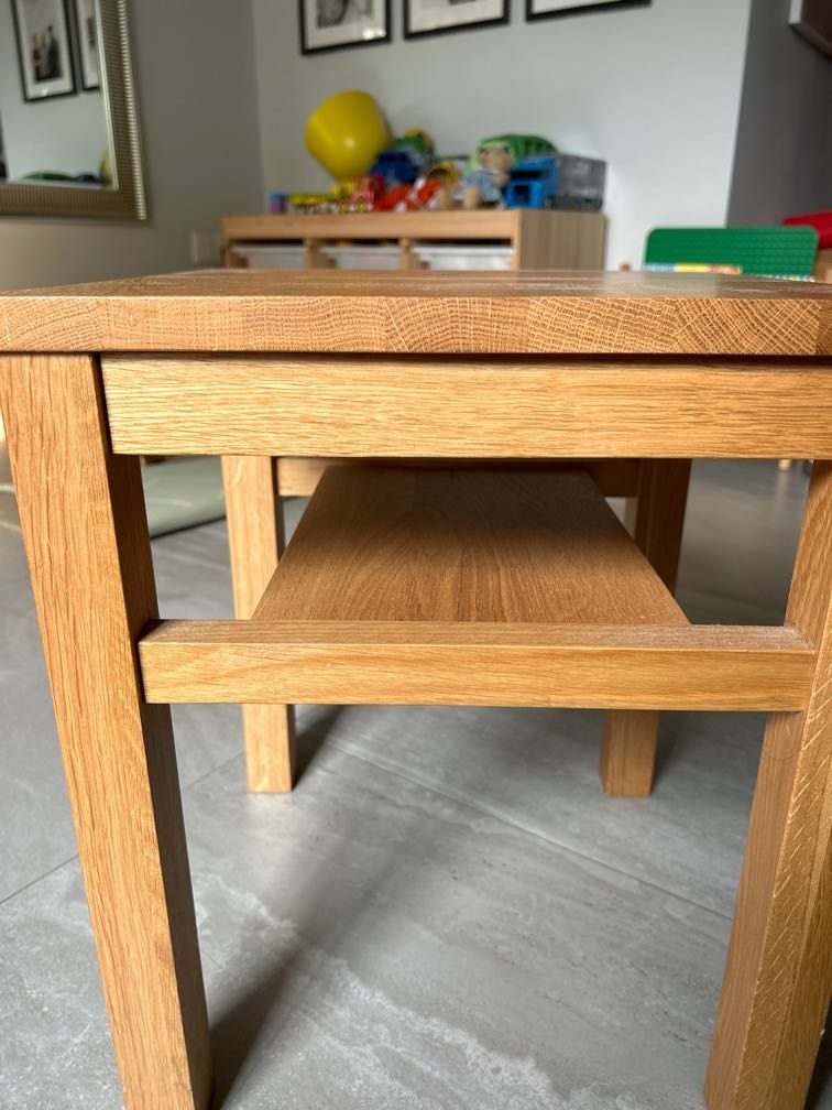 Muji solid oak side table, Furniture & Home Living, Furniture, Tables ...