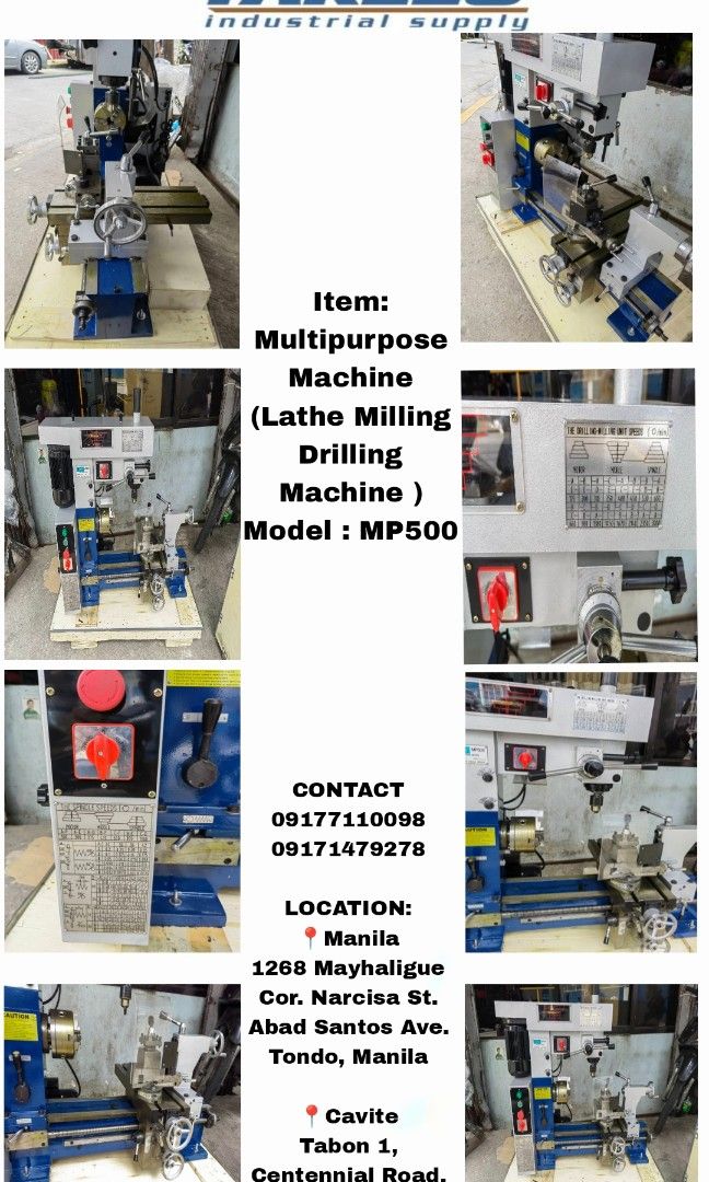 Multipurpose Machine (Lathe Milling Drilling Machine) on Carousell