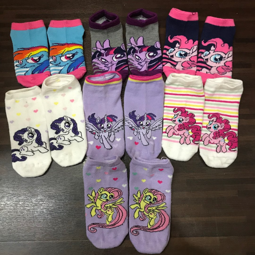 My Little Pony socks, Babies & Kids, Babies & Kids Fashion on Carousell