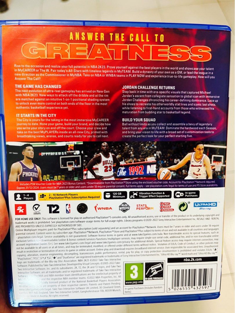 NBA 2K23 PS5, Video Gaming, Video Games, PlayStation on Carousell