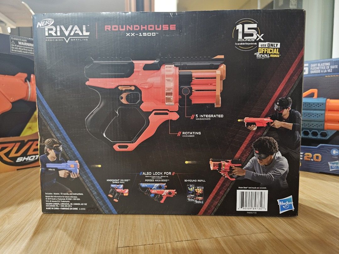 Nerf Rival Roundhouse XX-1500, Hobbies & Toys, Toys & Games on Carousell
