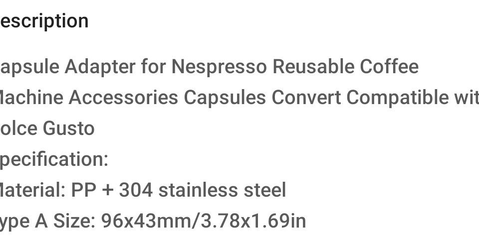Nespresso Capsule Adaptor, Furniture & Home Living, Kitchenware ...