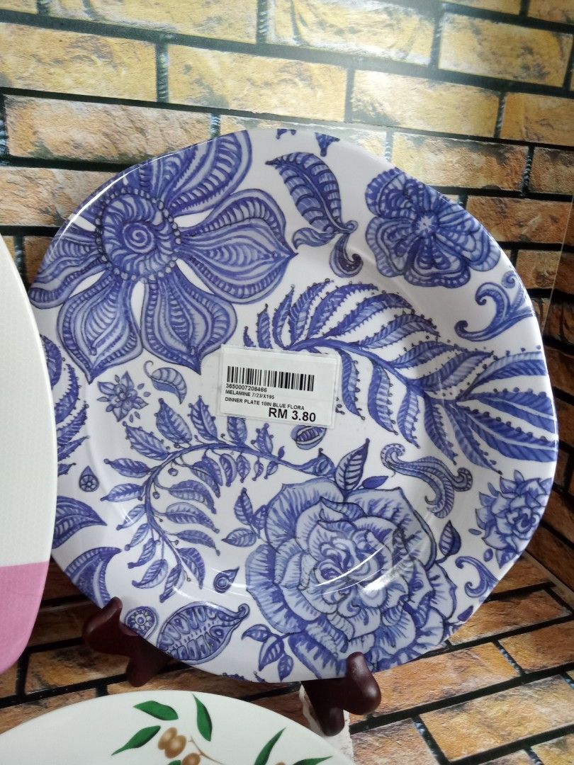 New Assorted Melamine Design Plate Assorted Shape 9" to 10" From RM2.60 ...