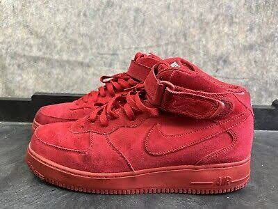 Nike Air force 1 mid gym Red (Suede/Gamusa) on Carousell