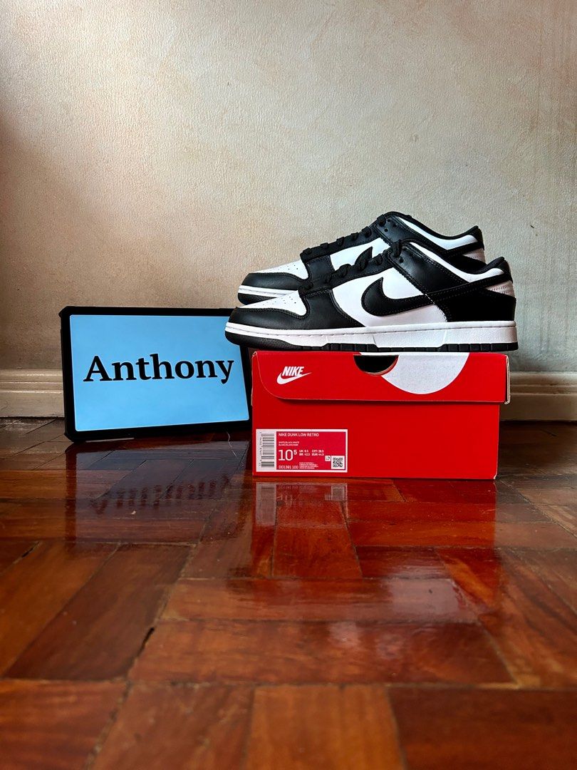 Nike Dunk Low Panda, Men's Fashion, Footwear, Sneakers on Carousell