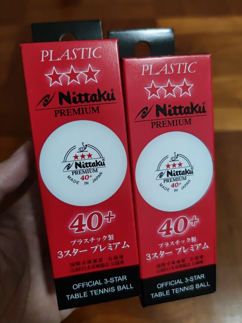 Nittaku Premium Japan 40+ Table Tennis Ball/Butterfly R40+ Table Tennis Ball/Yinhe 40+ Table ...