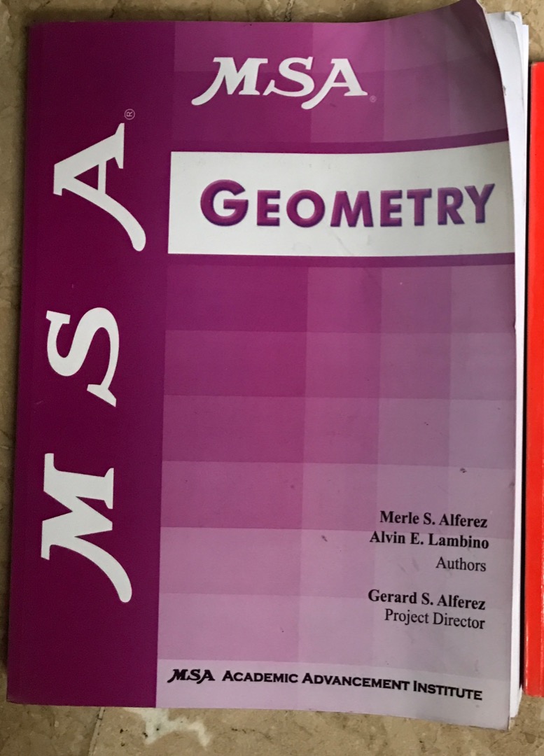 MSA GEOMETRY, Hobbies & Toys, Books & Magazines, Textbooks on Carousell