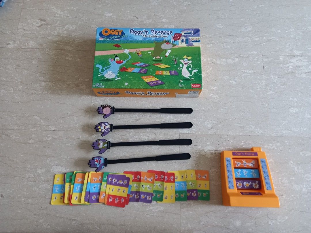 Oggy and the Cockraches Fun swatty game, Hobbies & Toys, Toys & Games ...