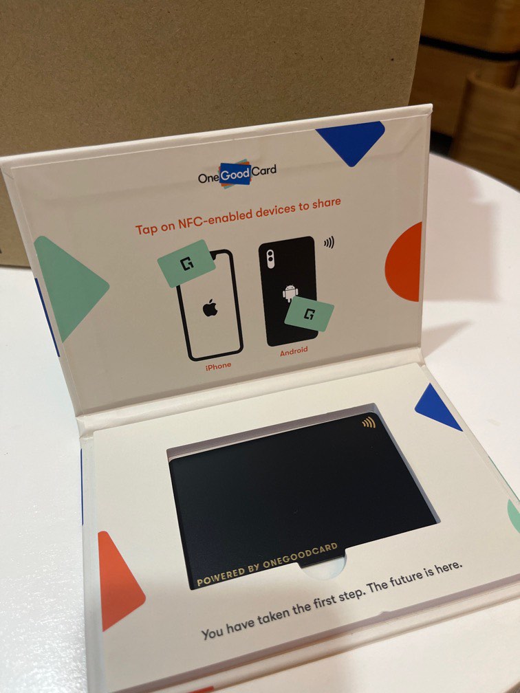 One Good Card - Electronic Business Card, Computers & Tech, Office ...