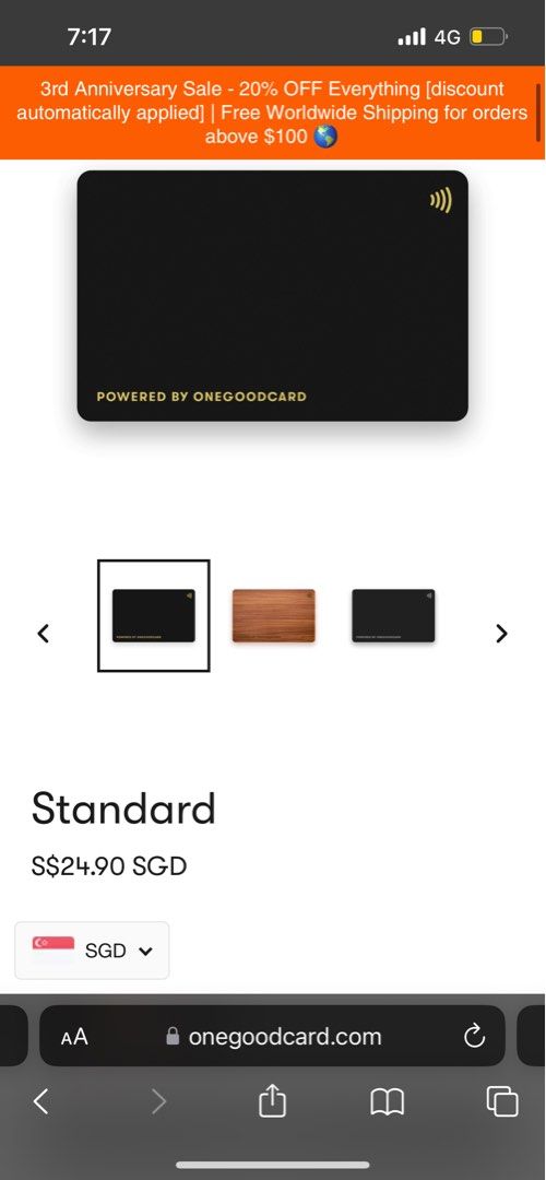 One Good Card - Electronic Business Card, Computers & Tech, Office ...