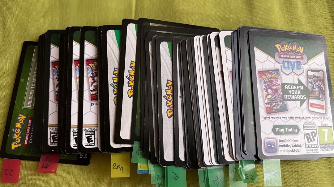 ON-HAND: Pokemon TCG Code Cards on Carousell