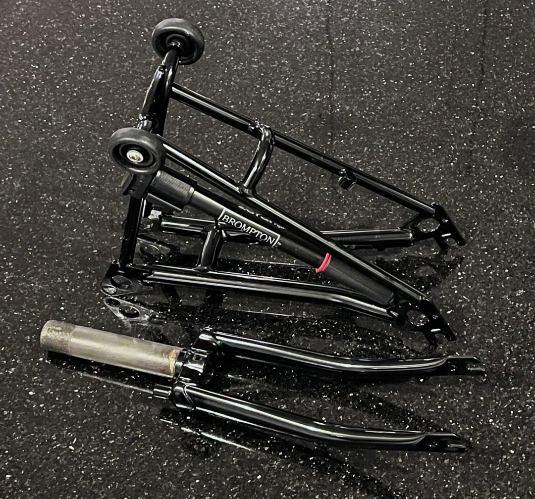 Original Brompton Fork and Rear Triangle including pump and original ...