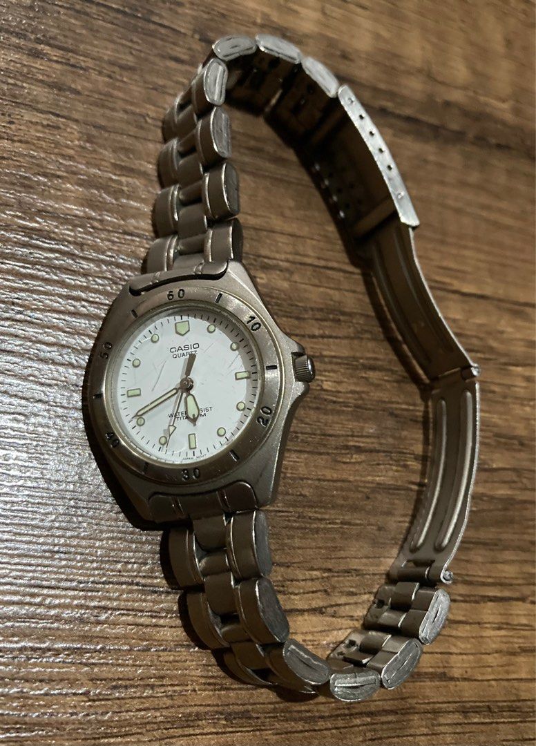 Original Casio Titanium Women Watch, Women's Fashion, Watches ...