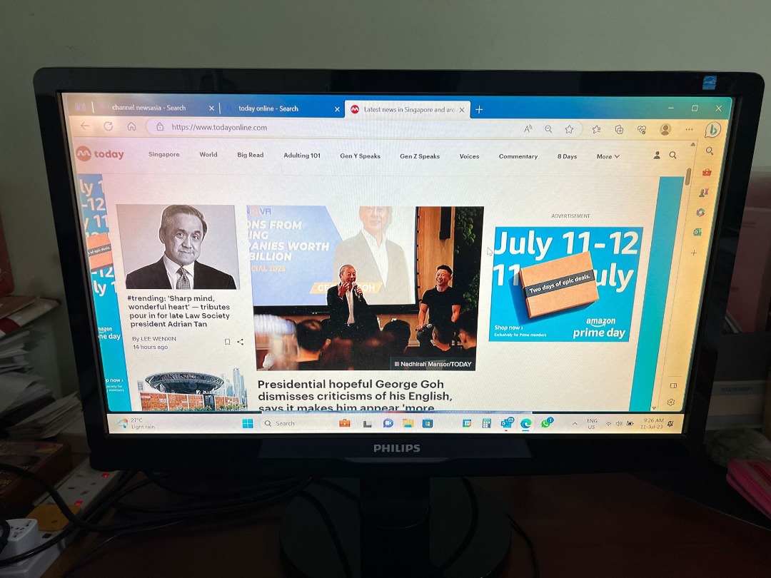 Philips 23 Inch LCD 5MS HDMI Full HD Monitor / TV, TV & Home Appliances ...