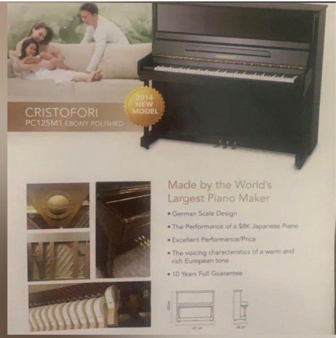 Piano cristofori, Hobbies & Toys, Music & Media, Musical Instruments on ...