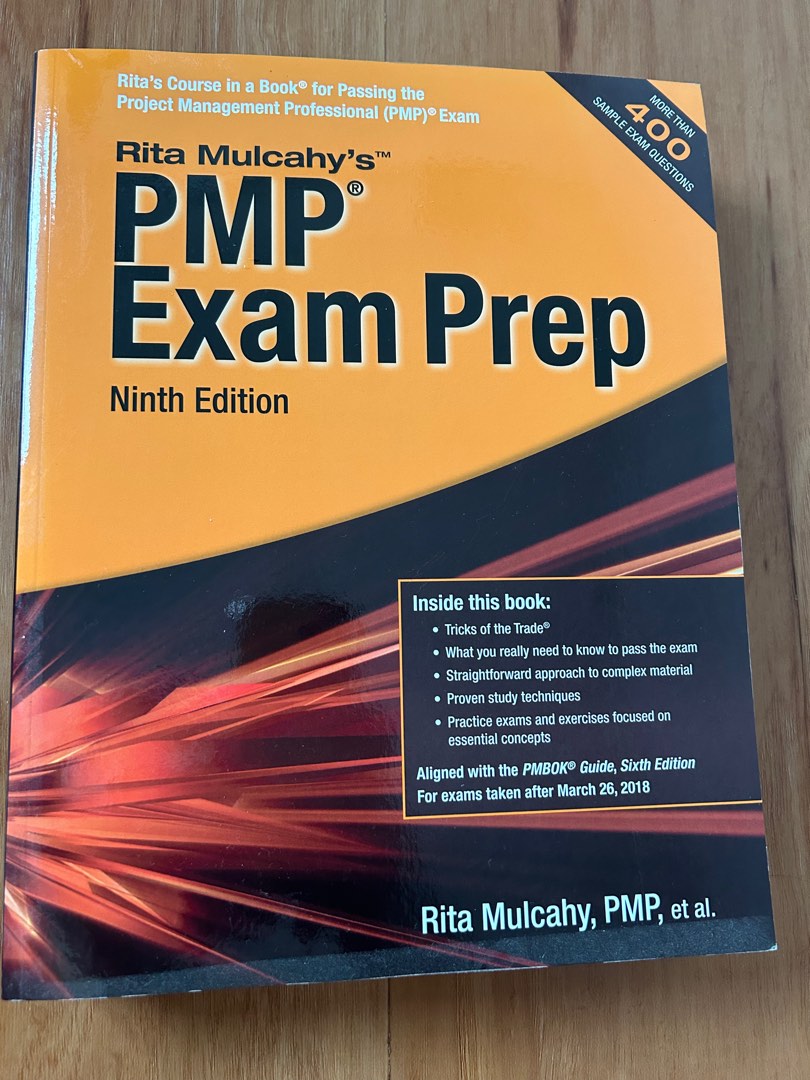 PMP exam prep textbook, Hobbies & Toys, Books & Magazines, Textbooks on ...