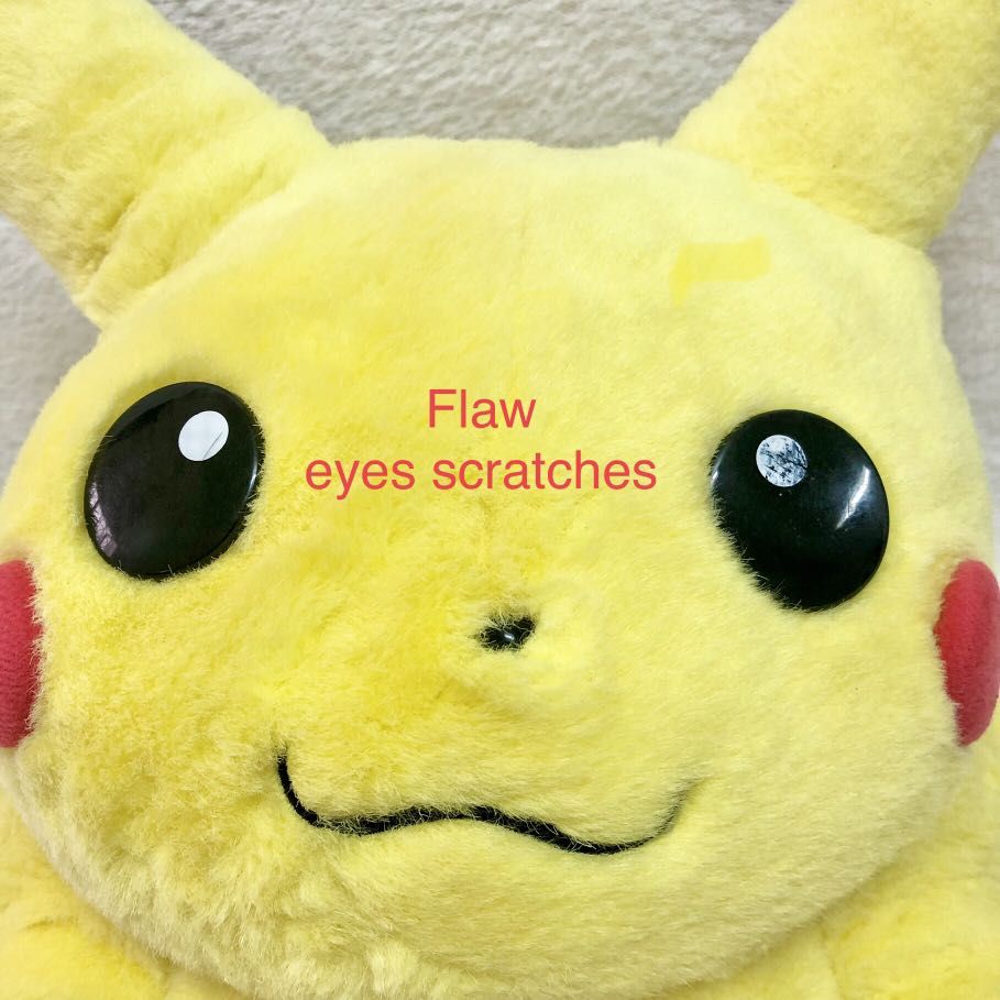 Pokemon Pikachu Vintage and Squeaky Plush Stuffed Toy Set Anime Merch ...