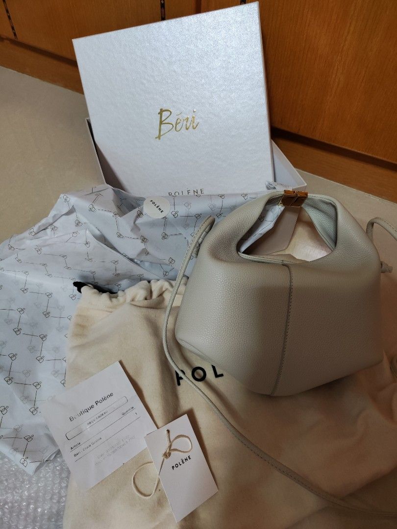 Polene beri chalk color, 女裝, 手袋及銀包, 多用途袋 - Carousell