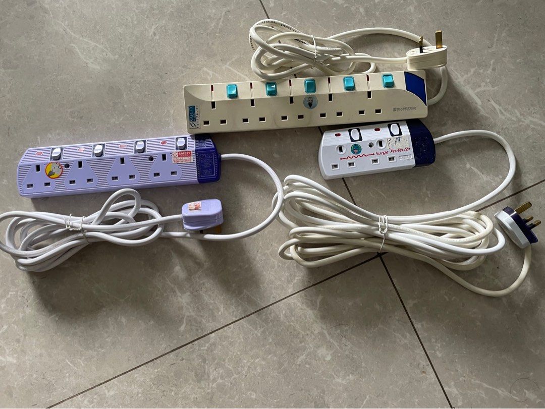 Power - extension socket/ socket plug, TV & Home Appliances, Electrical ...