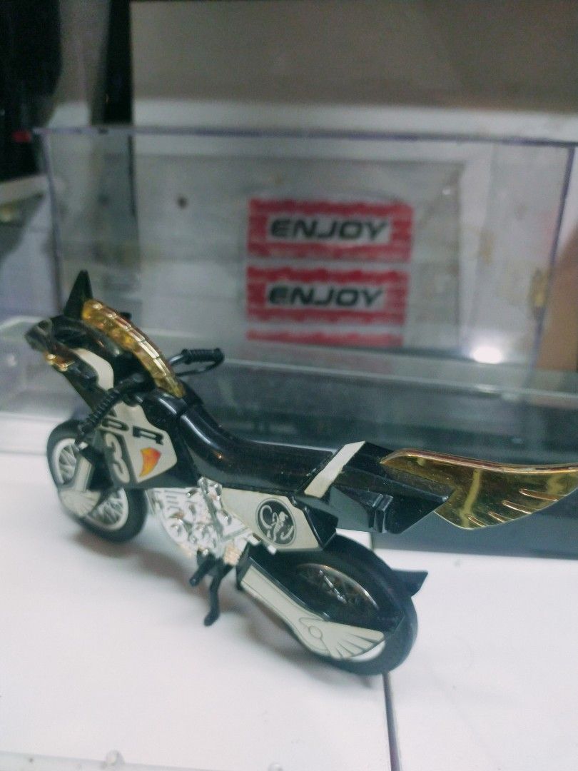 Power Rangers black Thunder bike, Hobbies & Toys, Toys & Games on Carousell