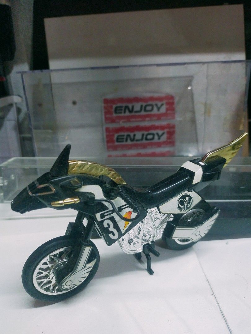 Power Rangers black Thunder bike, Hobbies & Toys, Toys & Games on Carousell