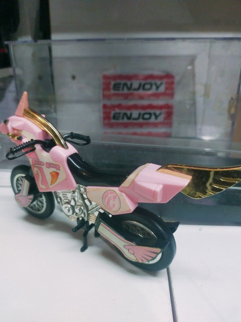 Power Rangers Pink Thunder bike, Hobbies & Toys, Toys & Games on Carousell