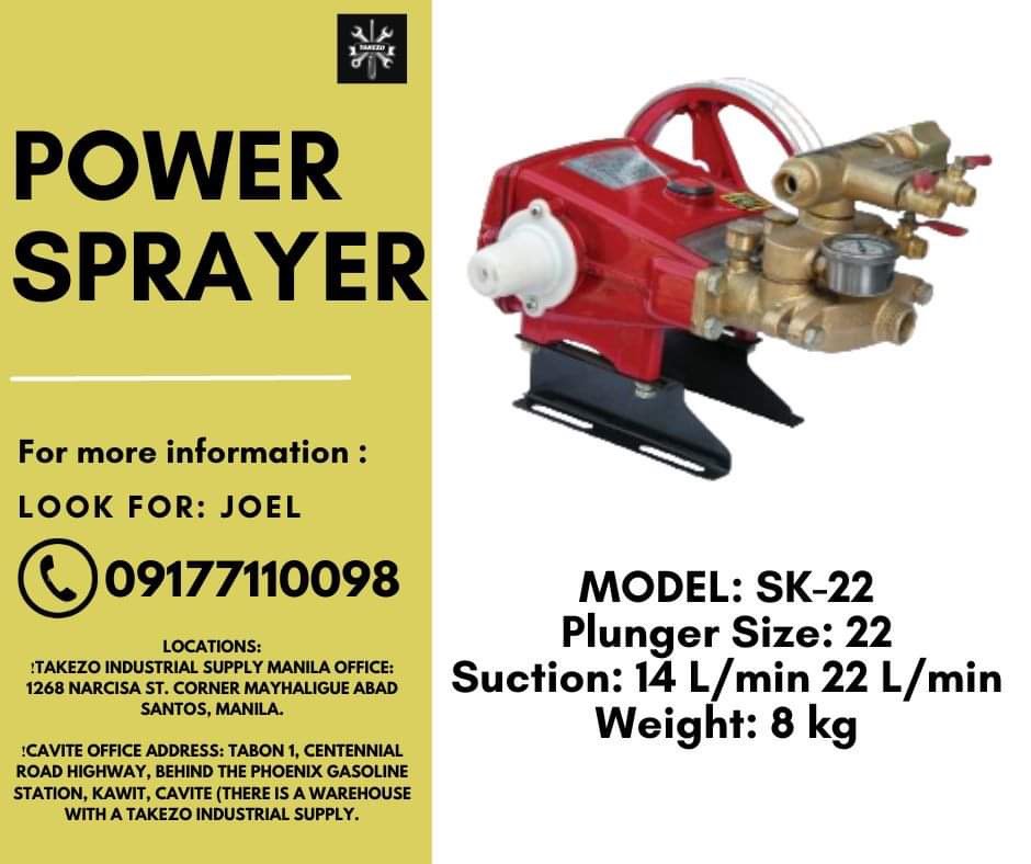 POWER SPRAYER, Commercial & Industrial, Industrial Equipment on Carousell