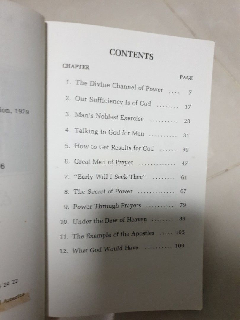 Power through prayer by E.M.Bounds, Hobbies & Toys, Books & Magazines ...