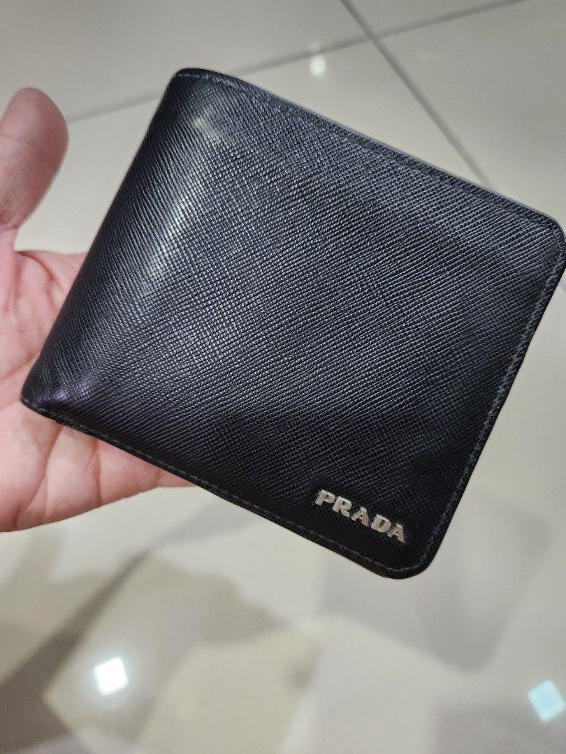 PRADA MAN WALLET RM550, Luxury, Bags & Wallets on Carousell