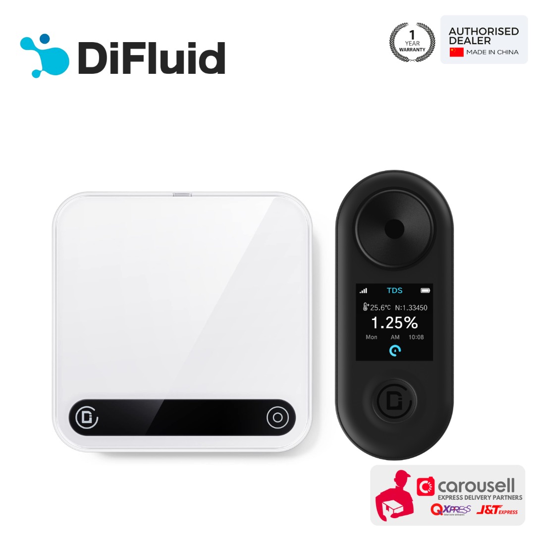 [PRE-ORDER] DiFluid R2 Coffee TDS Refractometer, TV & Home Appliances ...