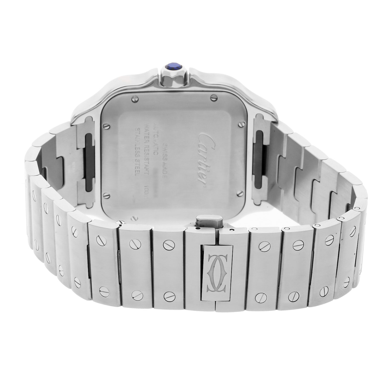 Pre-Owned Cartier Santos De Cartier Large Model WSSA0030, Luxury ...