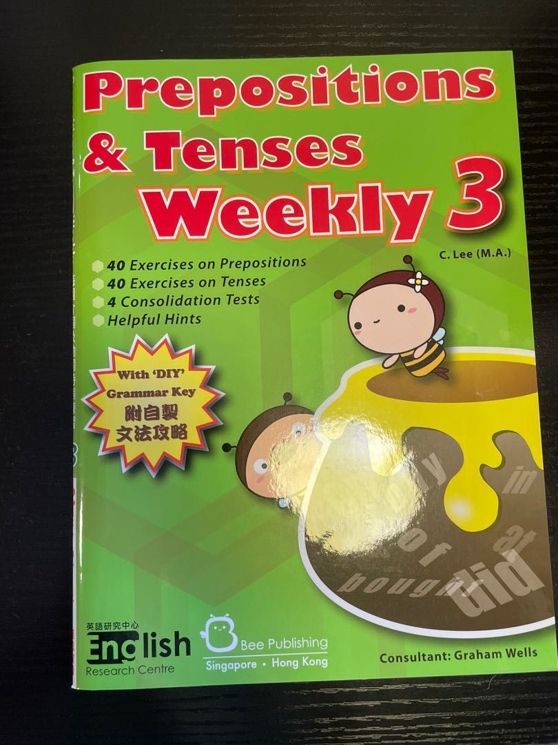Prepositions & Tenses Weekly 3 & 4, 興趣及遊戲, 書本 & 文具, 書本及雜誌 - 補充練習 ...