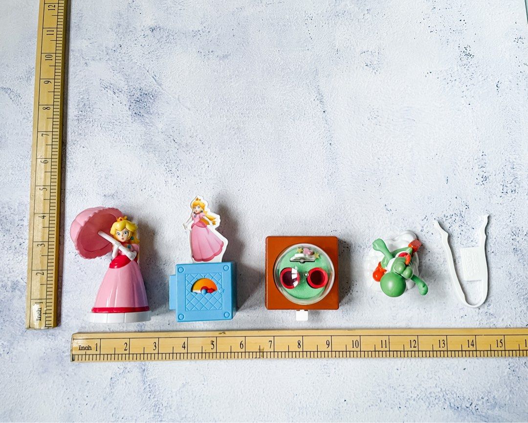 Princess Peach & Yosi x McDo Happy Meal Toys, Hobbies & Toys, Toys ...
